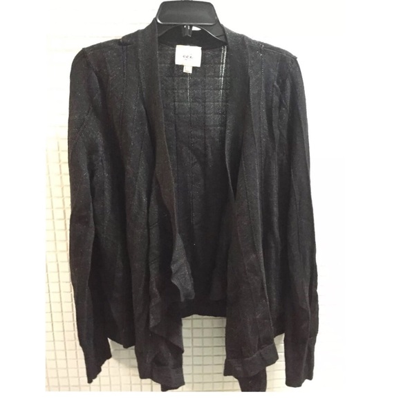 ECI | Sweaters | Eci New York Knit Metallic Open Cardigan Jacket Xl ...